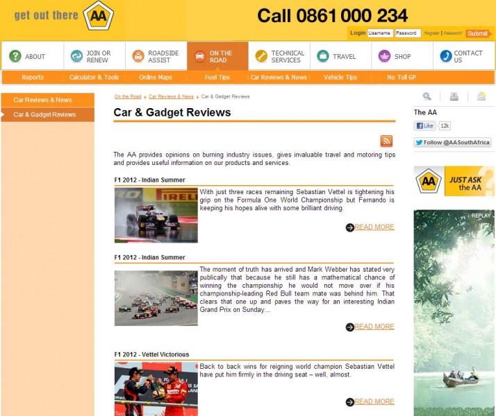 Top 10 Car Websites in South Africa | Drive South Africa